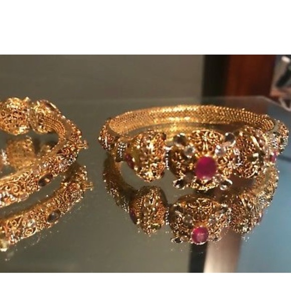 Jewelry | Indian Pakistani 21k Pure Gold Bangle Set 836 Gm | Poshmark